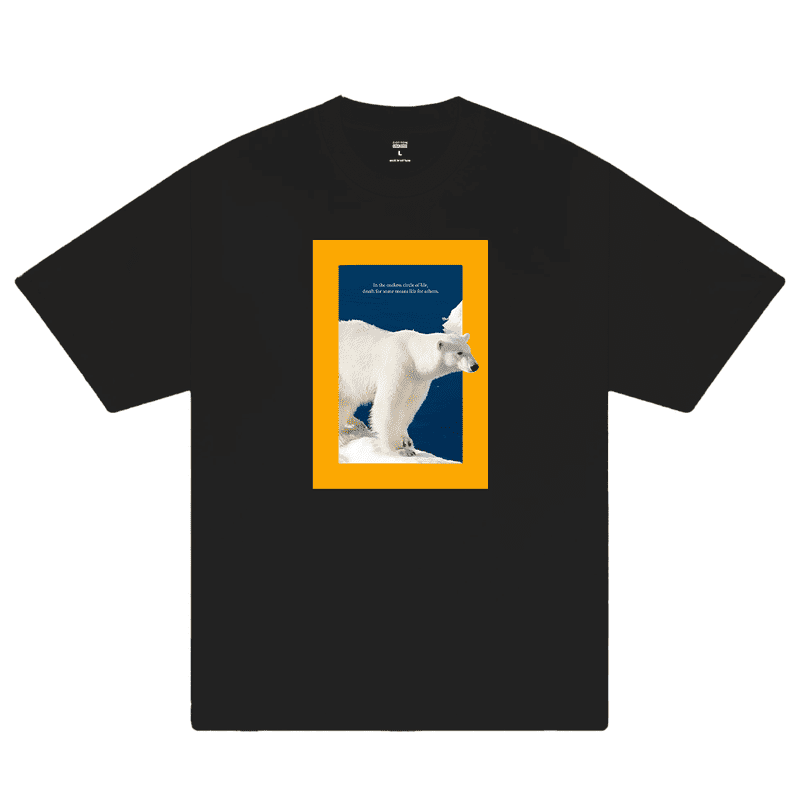 Polar Bear on Giant Ice T-Shirt -– Stunning Arctic Wildlife Design for ...