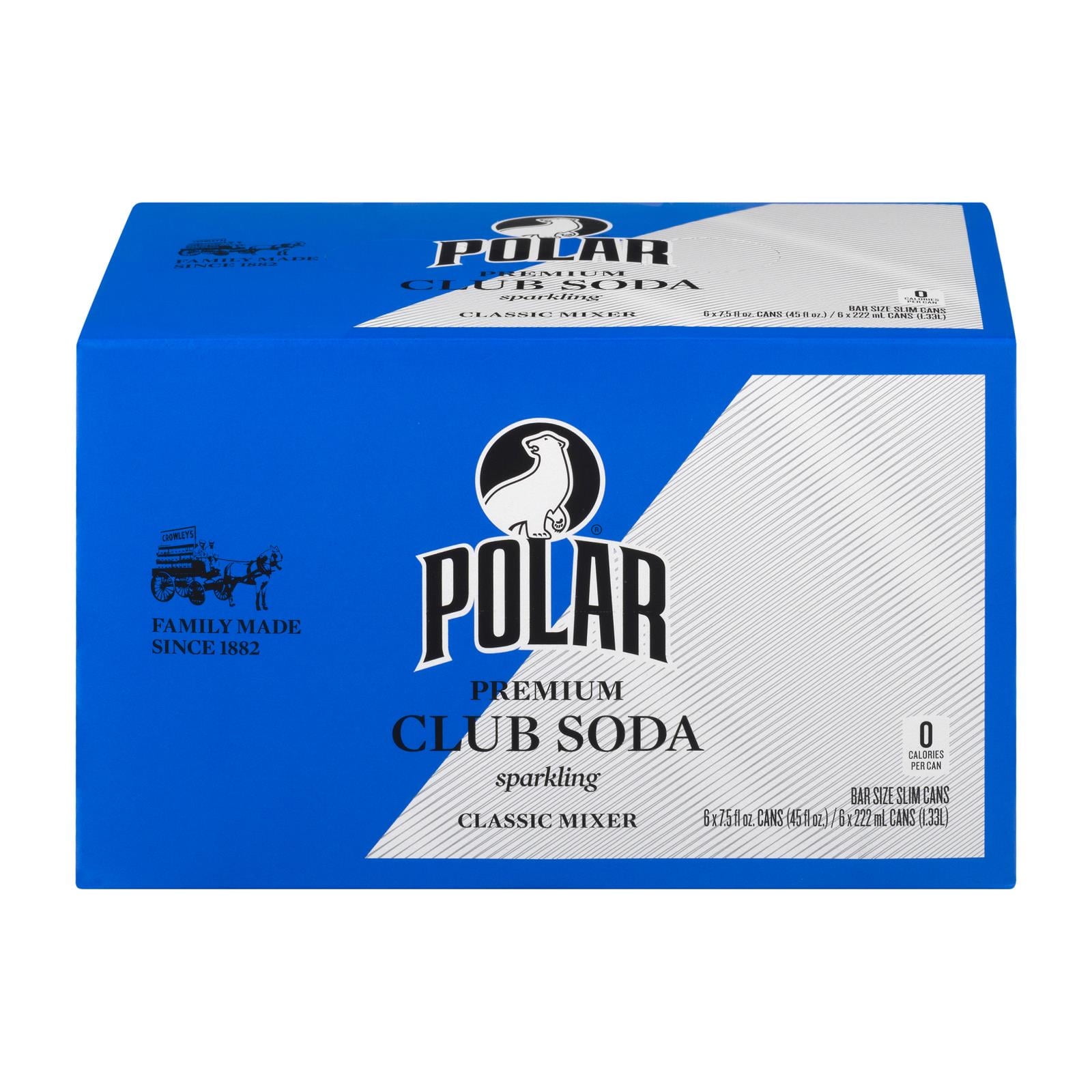 Polar Beverages - Club Soda 6pk - Case of 4-6/7.5 FZ - Walmart.com