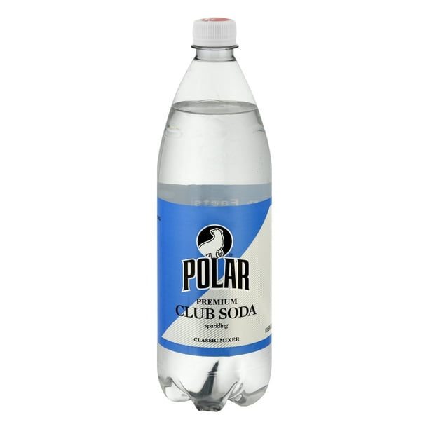 Polar Beverages Club Soda Classic Cocktail Mixer, 1-Liter - Walmart ...