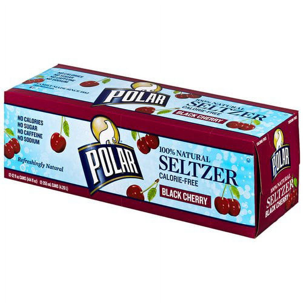 Polar Black Cherry Seltzer, 12 pack, 12 fl oz - Walmart.com