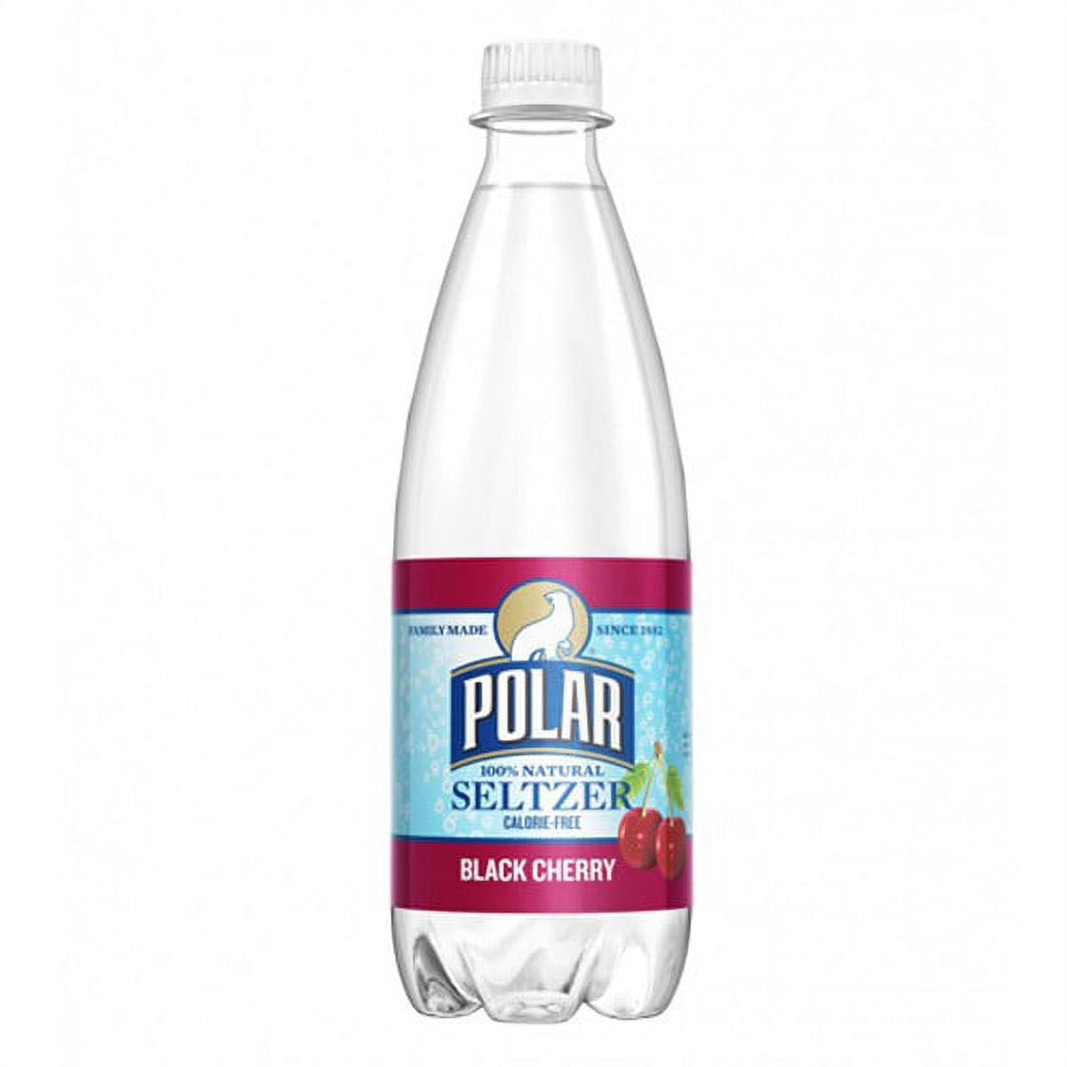 Polar Black Cherry Seltzer 20 oz Plastic Bottles - Pack of 24 - Walmart.com