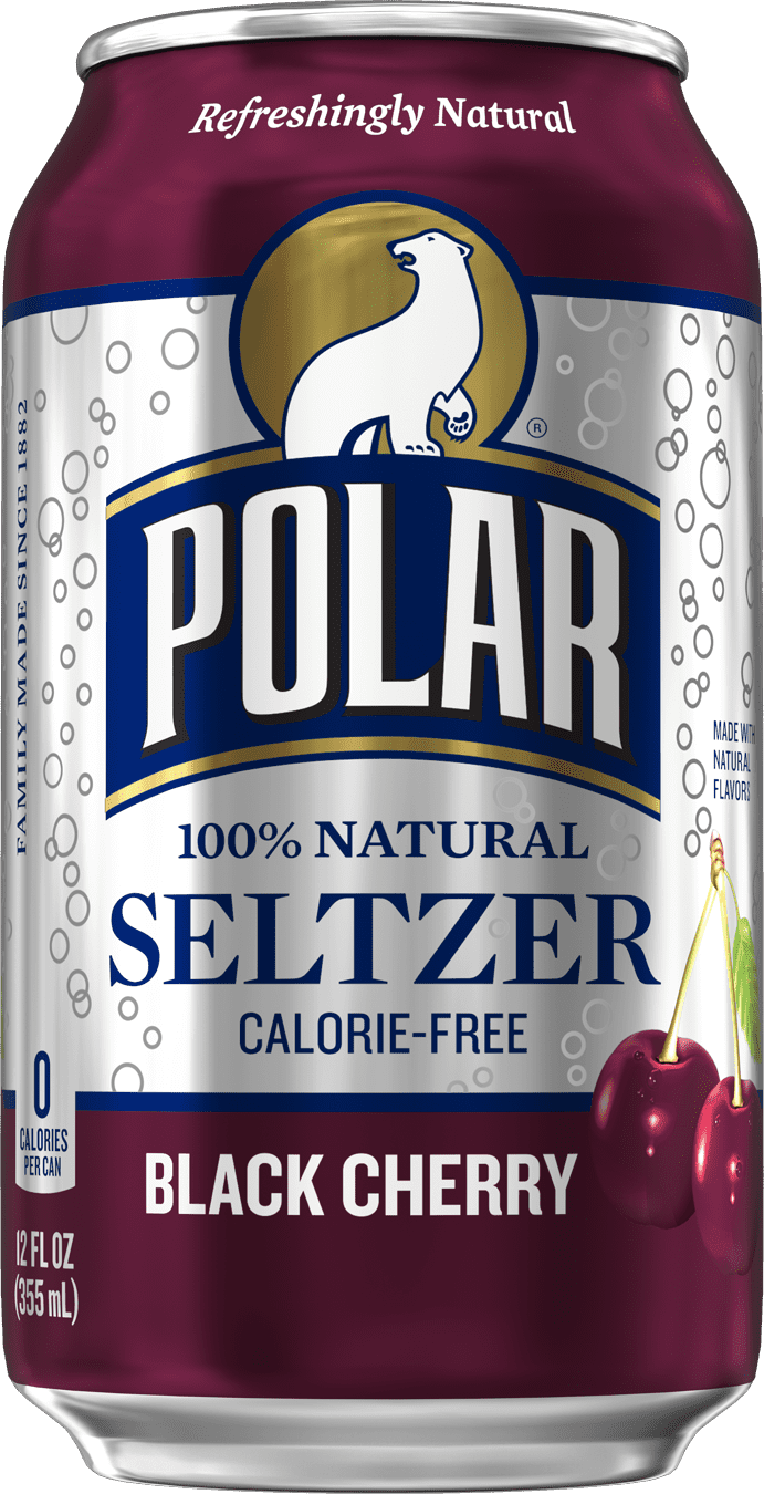 Polar Black Cherry Sparkling Water, 20 Fl Oz, 24 Count Cans - Walmart.com