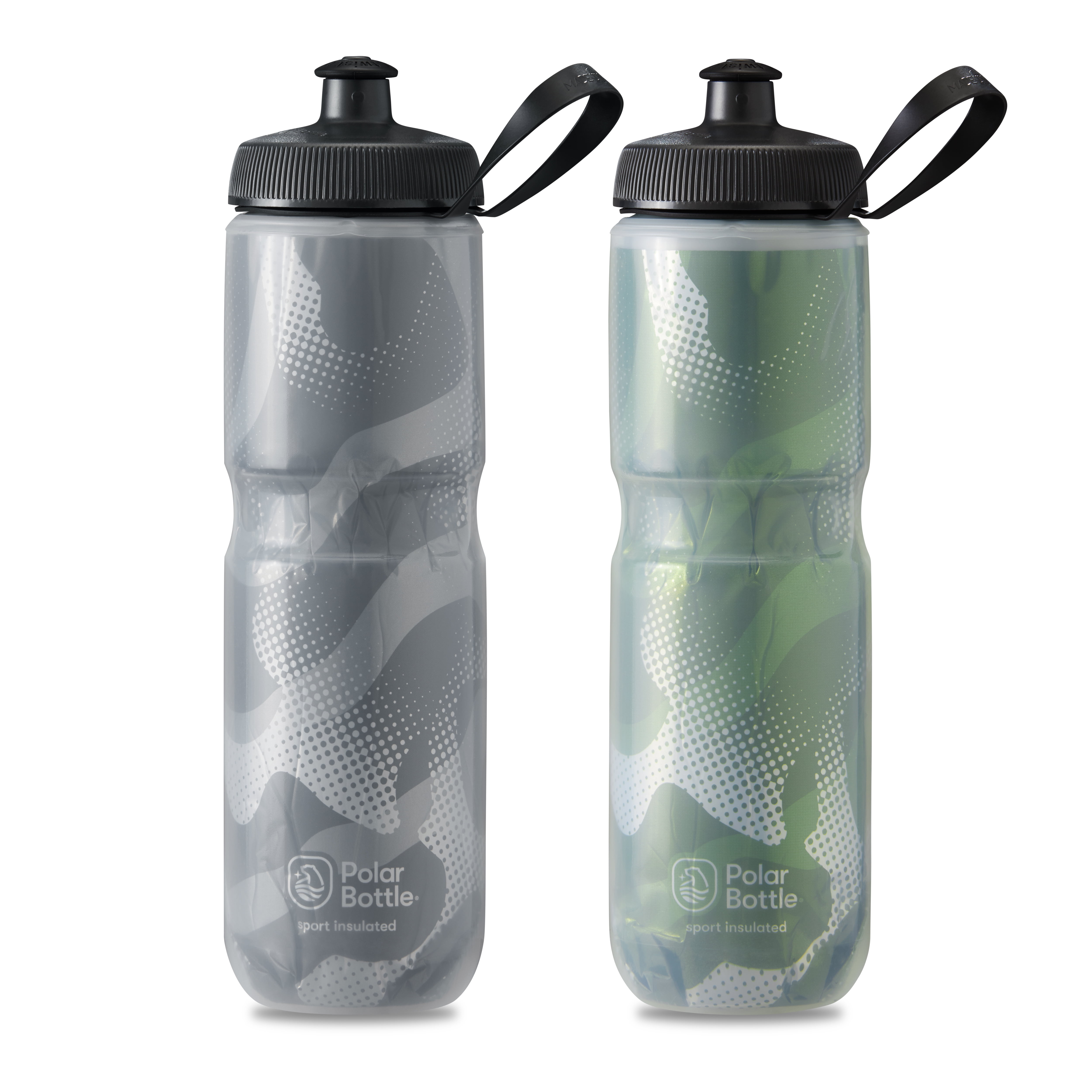 Polar Bottle 24 oz Insulated Water Bottle 2-Pack - BPA Free, Sport ...