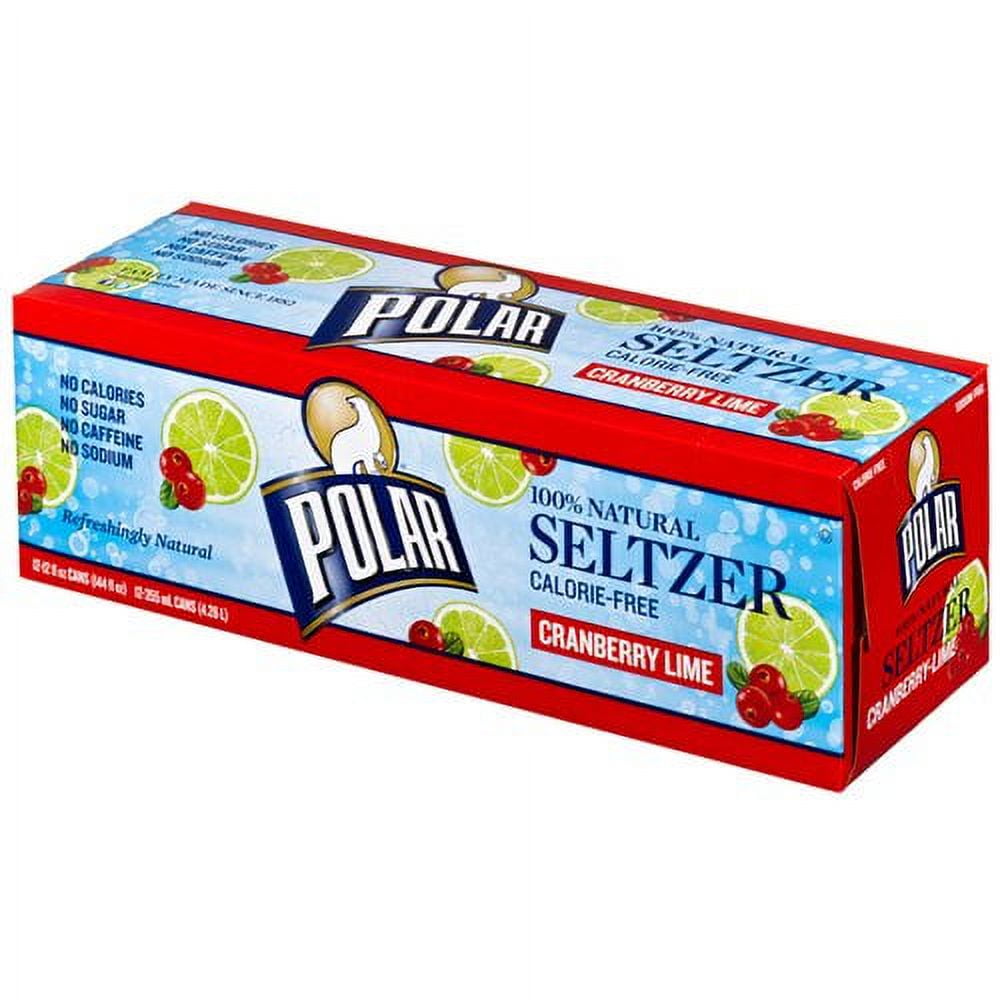 Polar Cranberry Lime Seltzer, 12 pack, 12 fl oz - Walmart.com