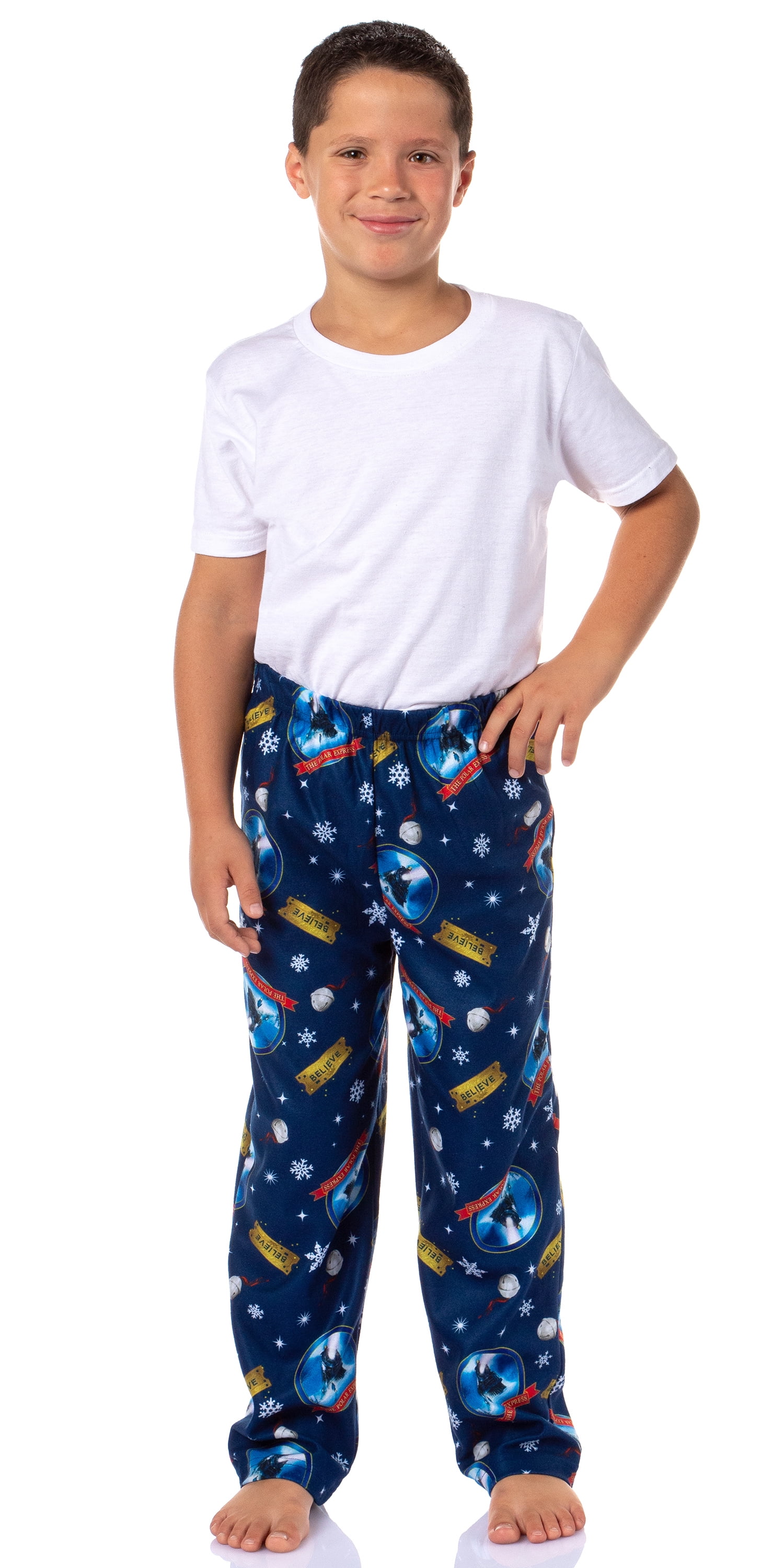Polar Express Kids' Believe Train Christmas Holiday Movie Sleep Pajama ...