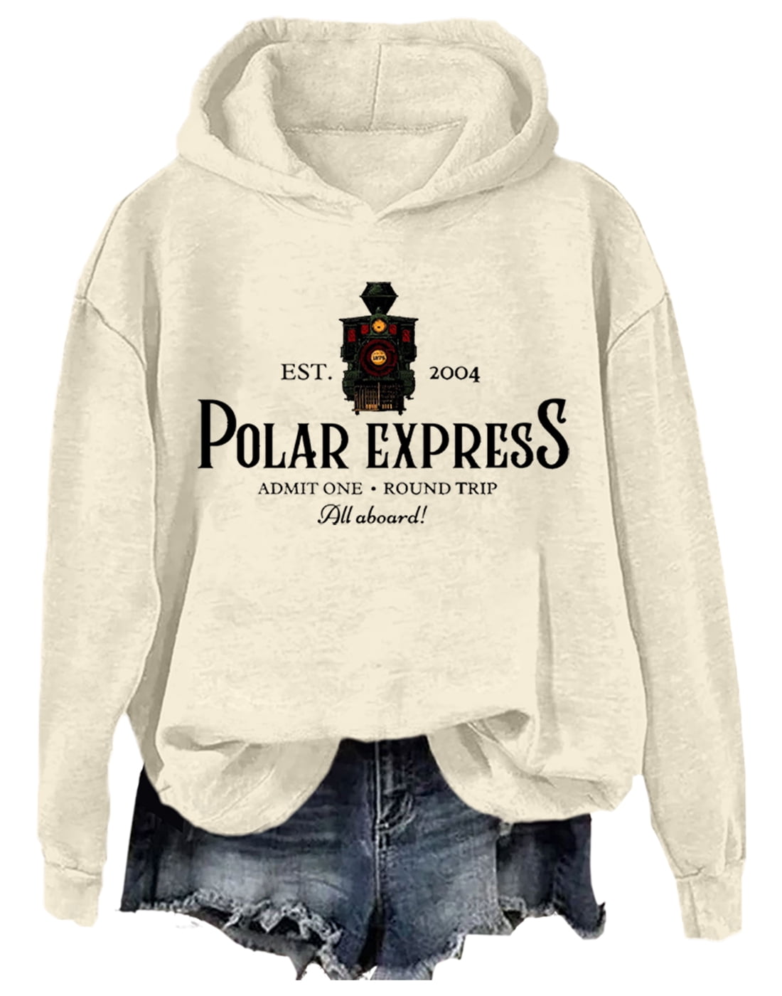 Polar Express Hoodie, All Aboard to The North Pole Polar Express ...