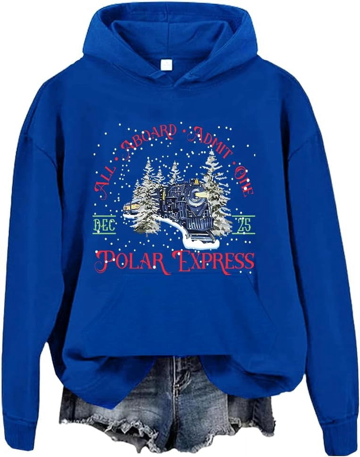 Polar Express Hoodie, Polar Express Hoodie Adult, Polar Express ...