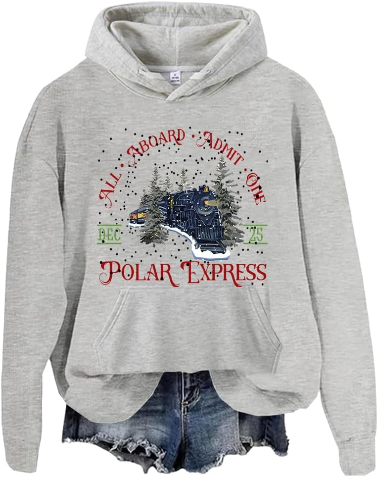 Polar Express Hoodie, Polar Express Hoodie Adult, Polar Express ...