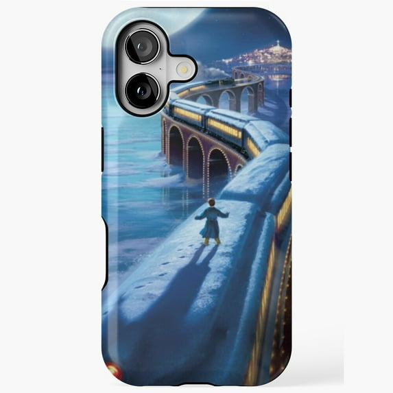 Polar Express Magical Train Winter Holiday Scene for iPhone 17 11 12 13 ...