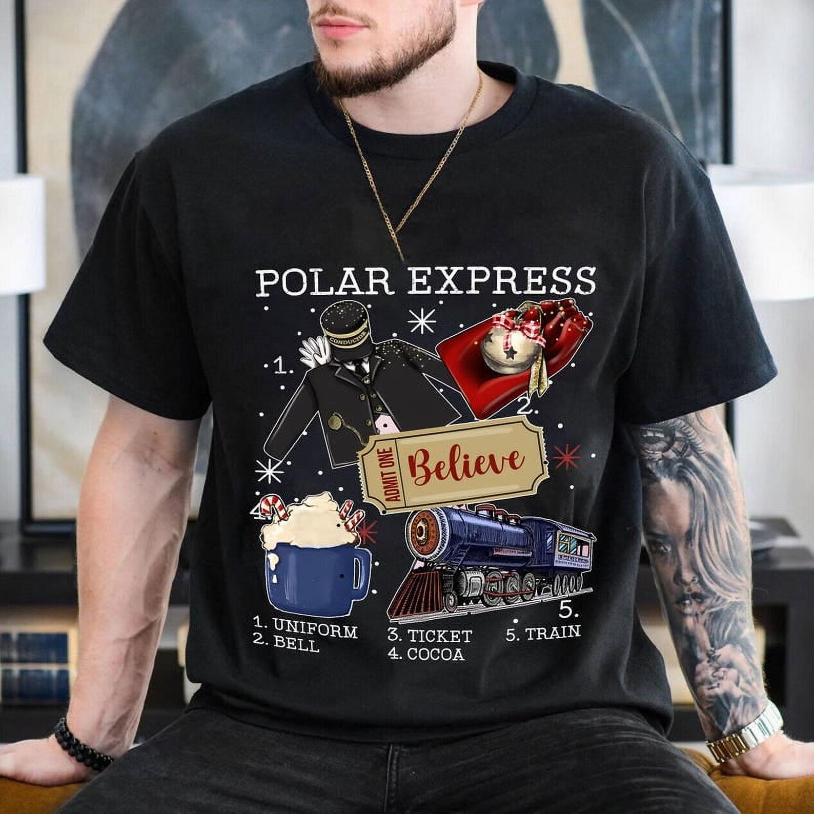Polar Express Png, Christmas Gift for Family, Merry Christmas Png ...