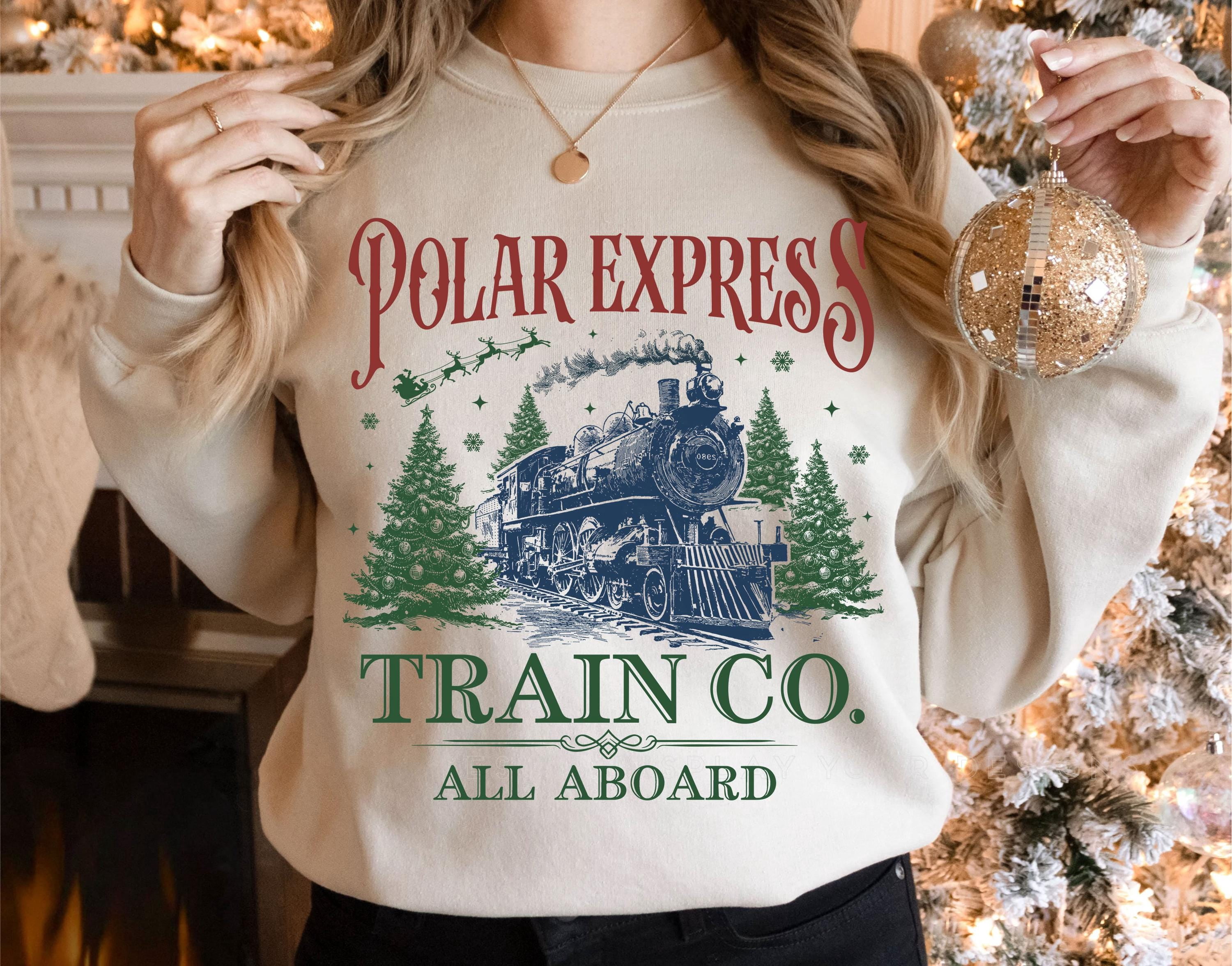 Polar Express Shirts, Traditional Christmas Train Sweatshirt, Polar ...