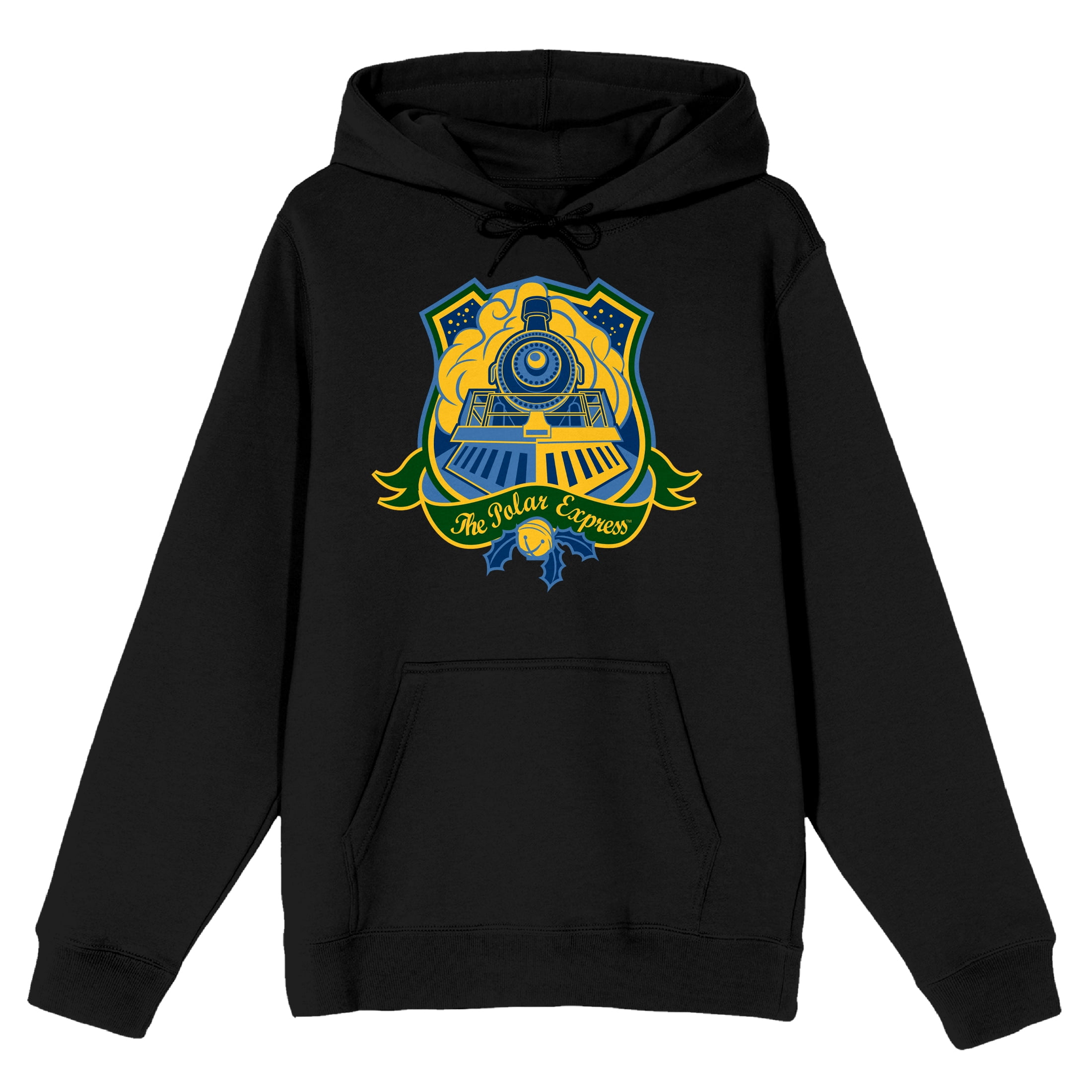 Polar Express Steam Locomotive Men's Black Sweatshirt-XS - Walmart.com