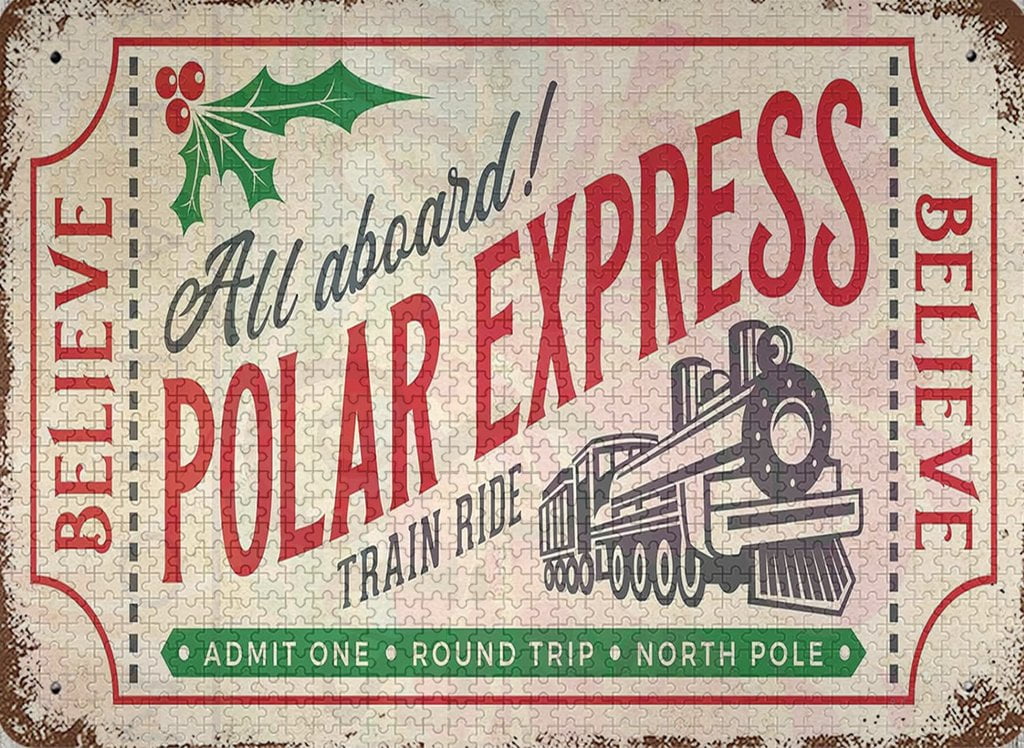 Polar Express Ticket All Aboard Jigsaw Puzzles 500 Pieces Educational ...