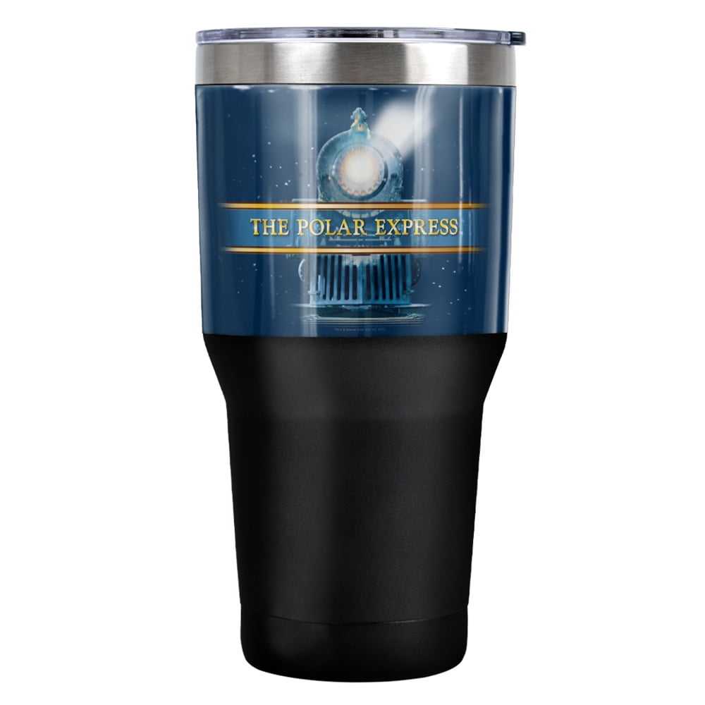 Polar Express Train Logo Stainless Steel Tumbler 30 oz Coffee Travel ...