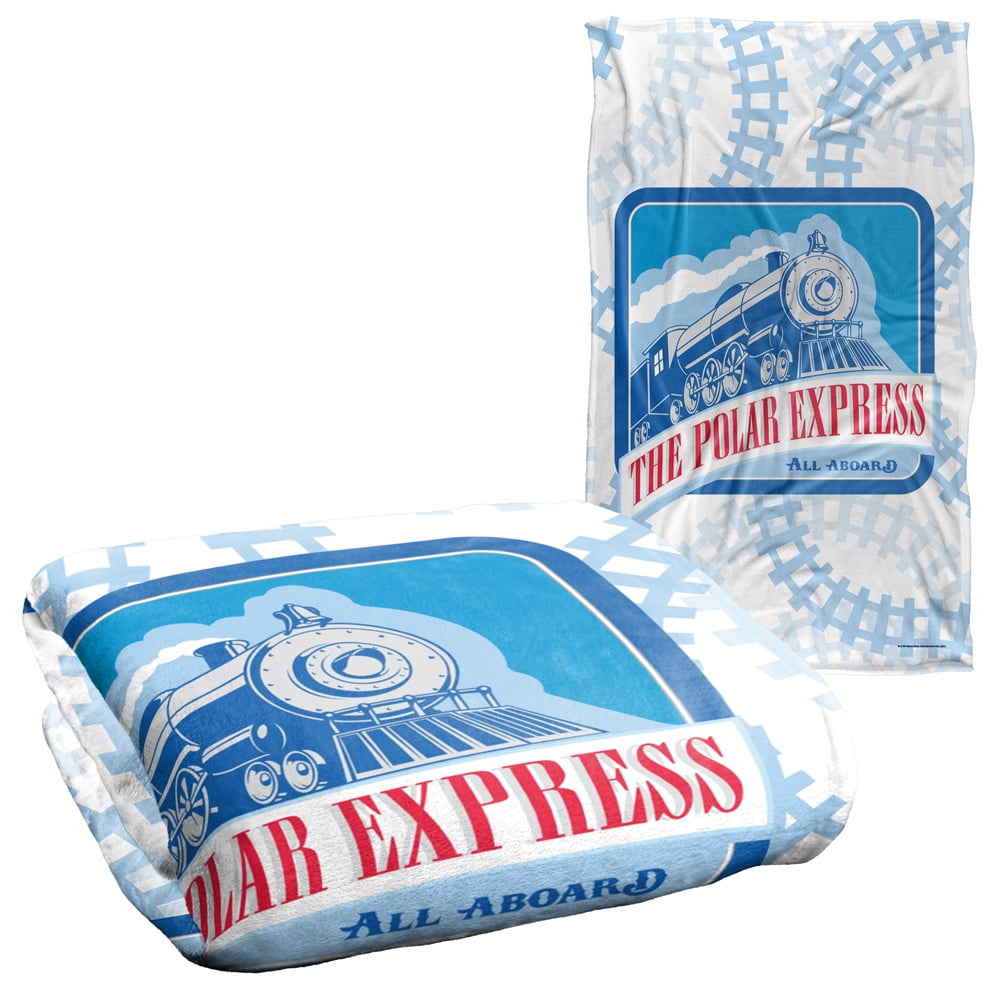 Polar Express Train Tracks Silky Touch Super Soft Throw Blanket 36' x ...