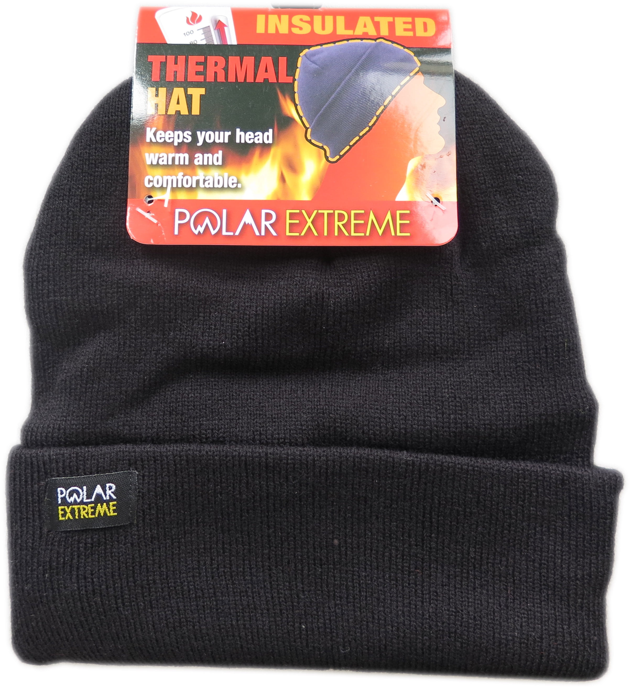 Polar Extreme Men's Cold Weather Beanie: Thermal Knitted Winter, Warm ...