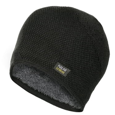 Polar Extreme Mens Insulated Thermal Knit Beanie, Warm for Cold Weather ...