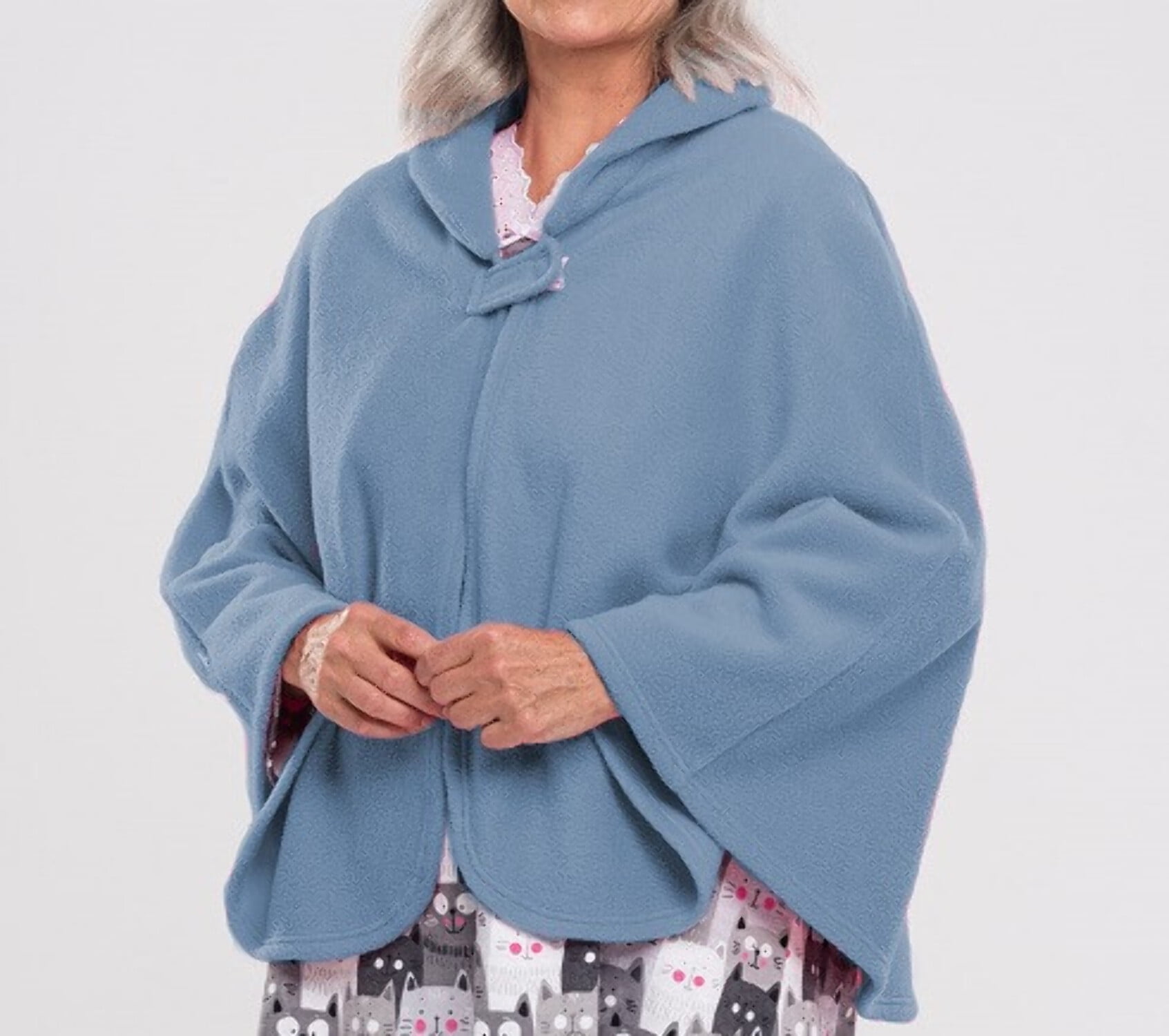 Polar Fleece Cape or Bed Jacket - Walmart.com