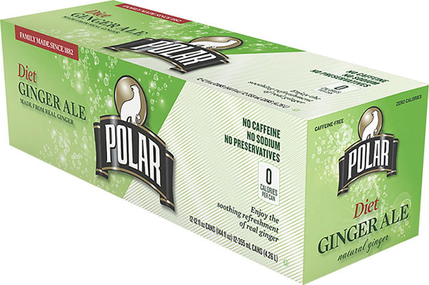 Polar Ginger Ale Diet Soda, 12 Fl. Oz., 12 Count - Walmart.com