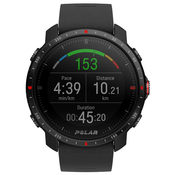 Polar Grit X Pro Outdoor GPS Sport Watch for Men & Women - Military ...
