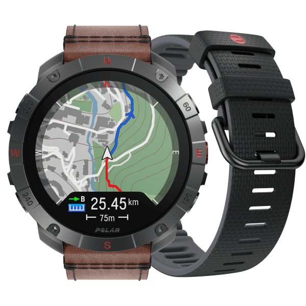 Polar Grit X2 Pro Titan GPS Smart Sports Watch, Fitness Tracker with ...