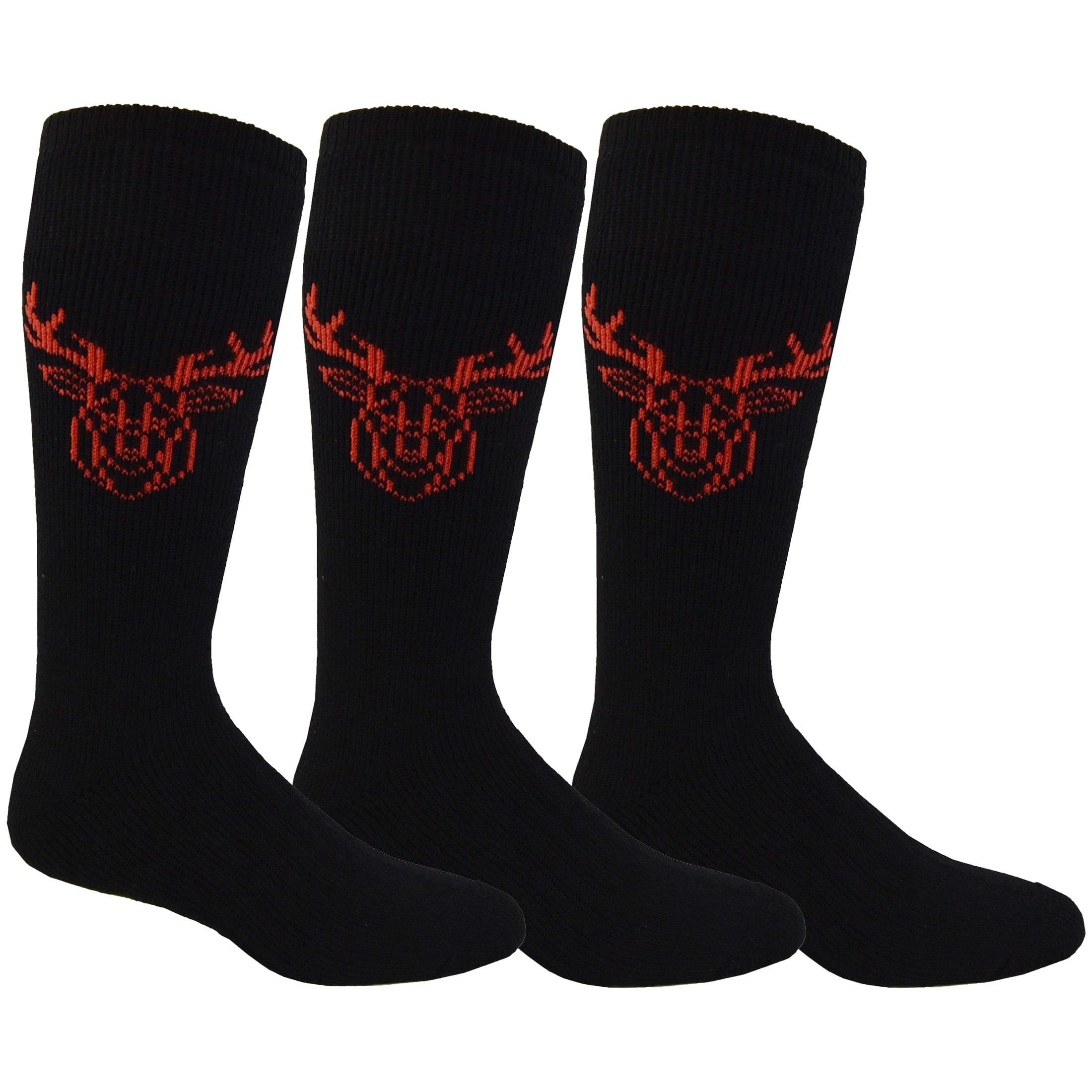 Polar Heat Nanuuq Men's Winter Weight Spandex Wool Socks-Cushioned ...