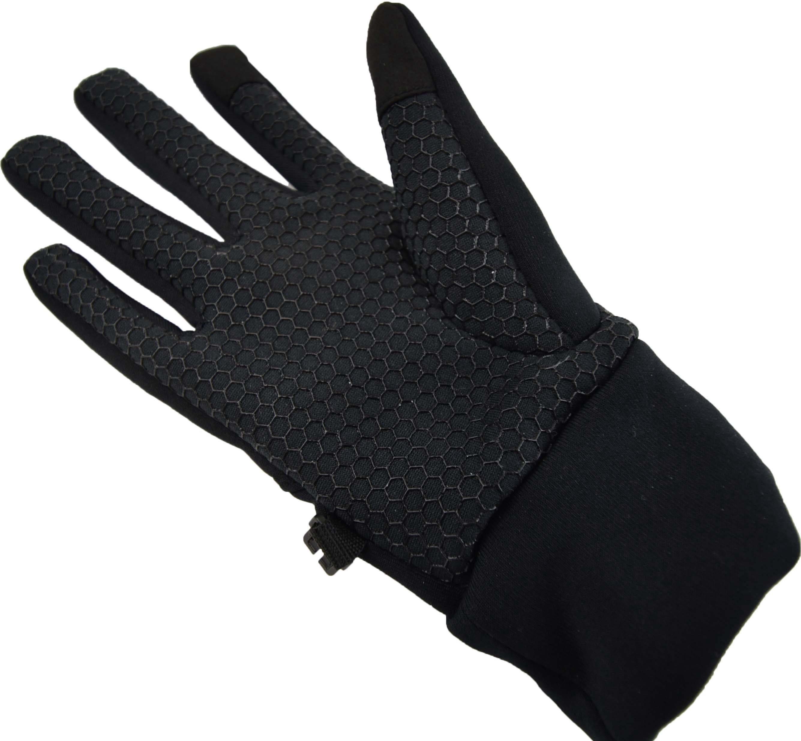 Polar Heat Nanuuq Touch Screen Running Gloves - Cold Weather Black ...