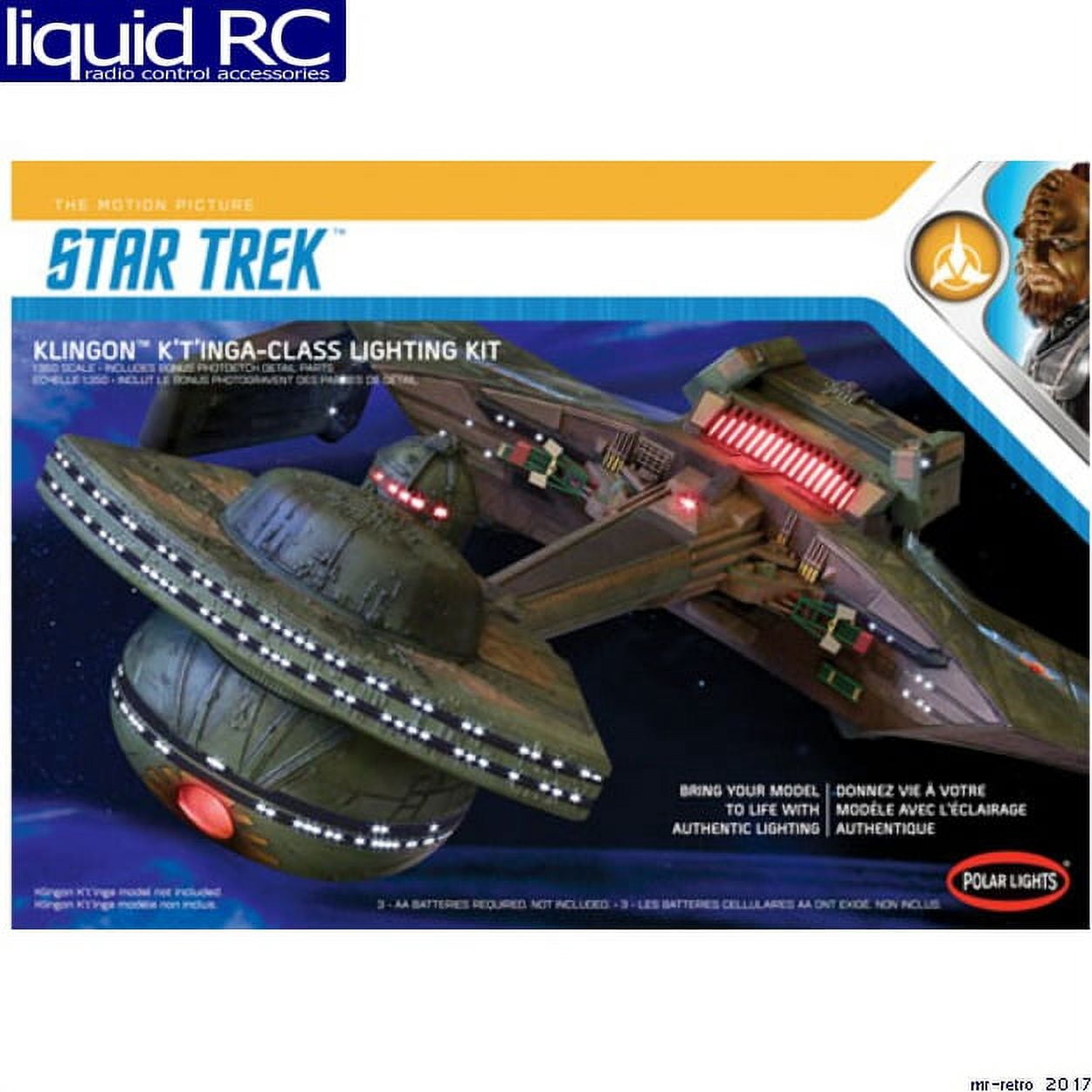Polar Lights 1/350 Star Trek Klingon K't'inga Lighting Kit PLLMKA031 ...
