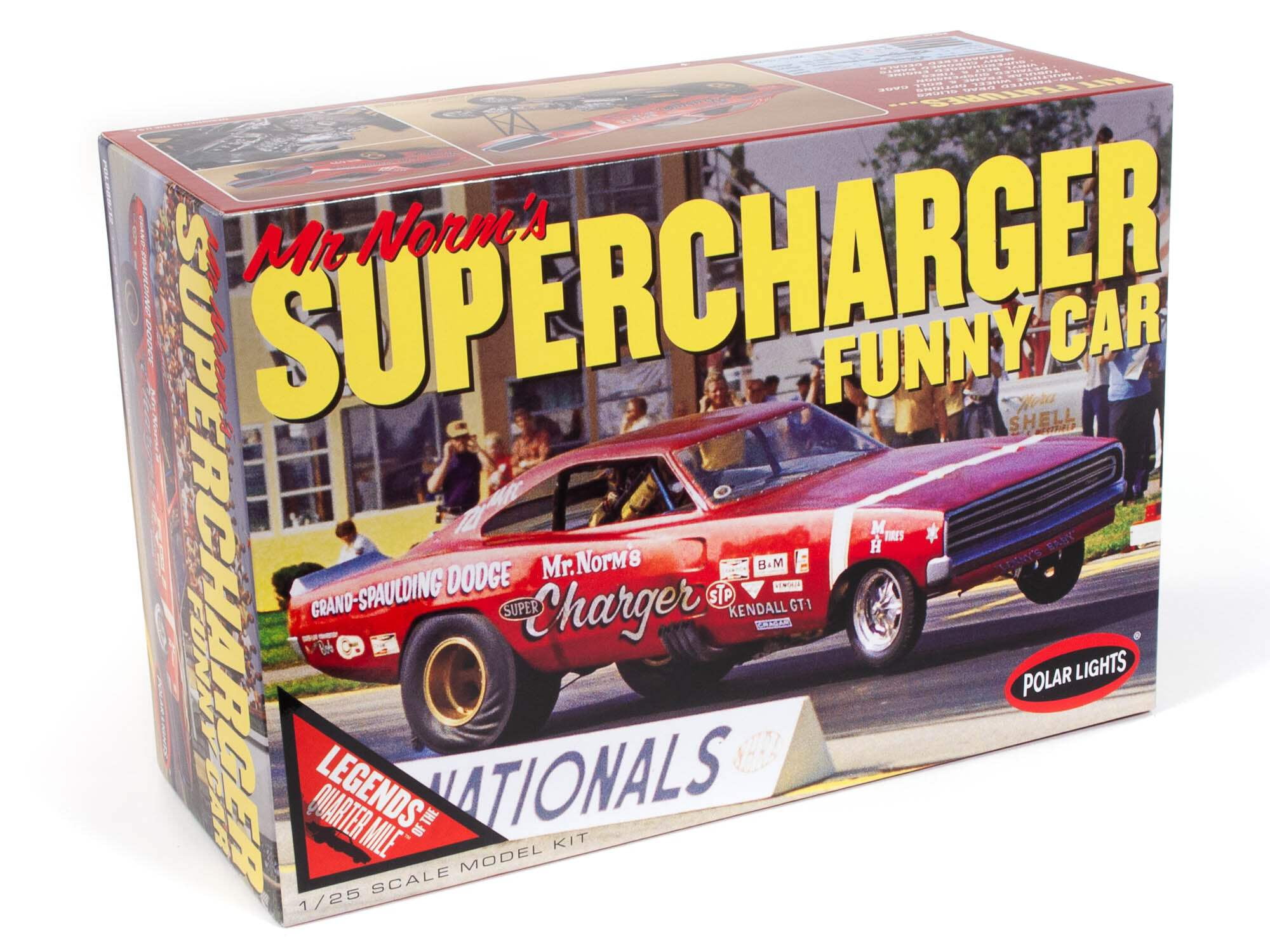 Polar Lights 1969 Dodge Charger Funny Car Mr. Norm 125 PLL989 Plastics ...