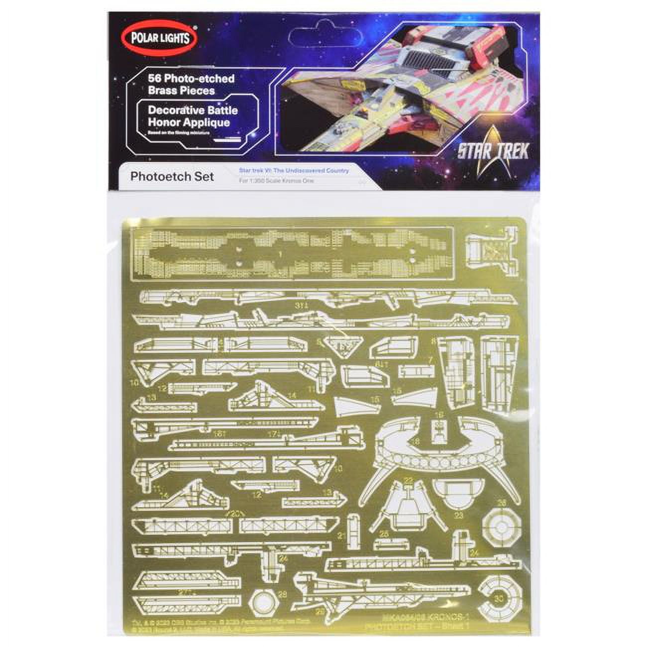 Polar Lights MKA064 Photoetch Set for Klingon Kronos One Spaceship Star ...