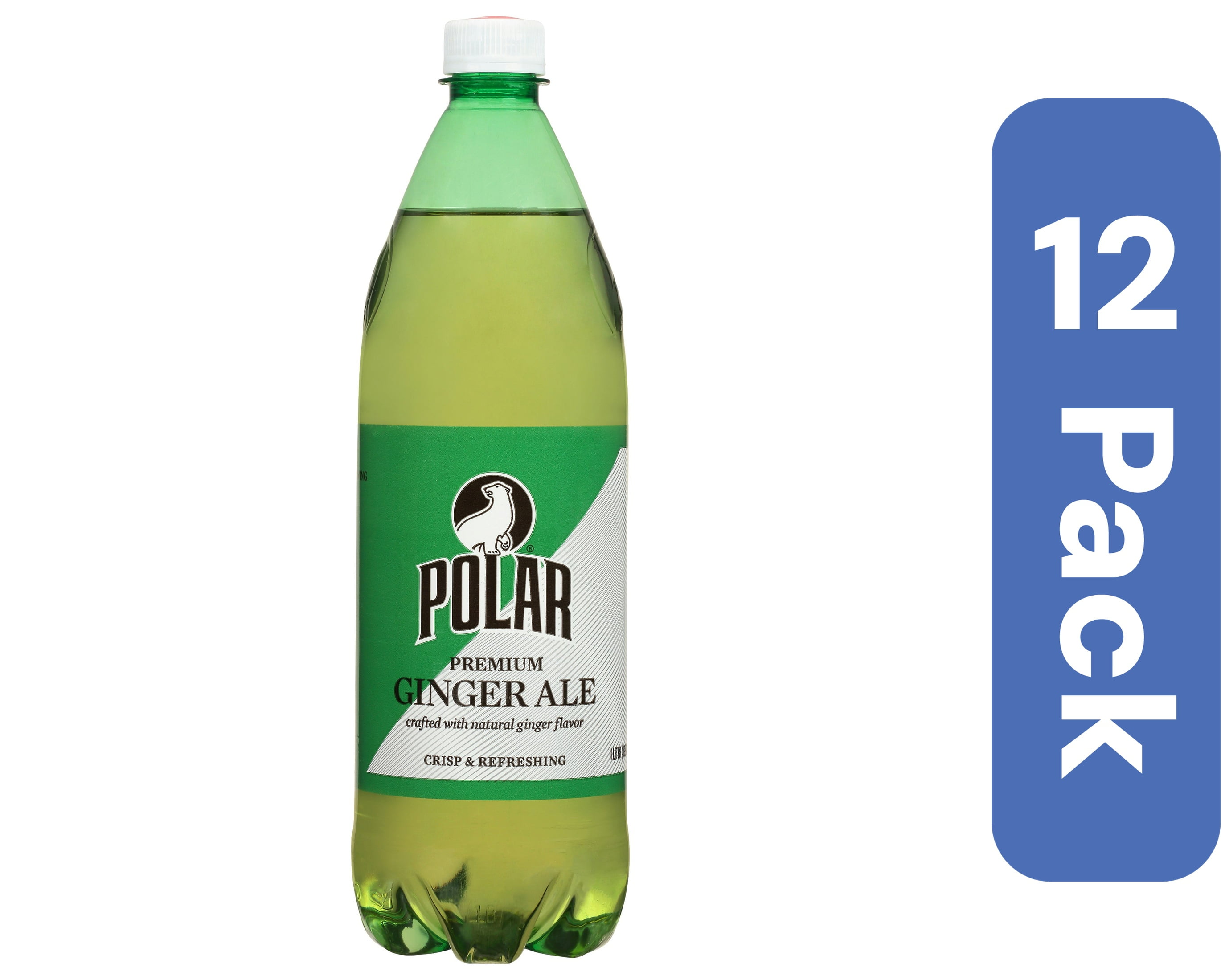 Polar Mixers Soda Ginger Ale 33.8 fl oz (Pack Of 12) - Walmart.com
