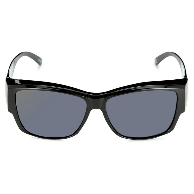 Polar Optics Unisex FO-027 Square Fits Over Sunglasses Black - Walmart.com
