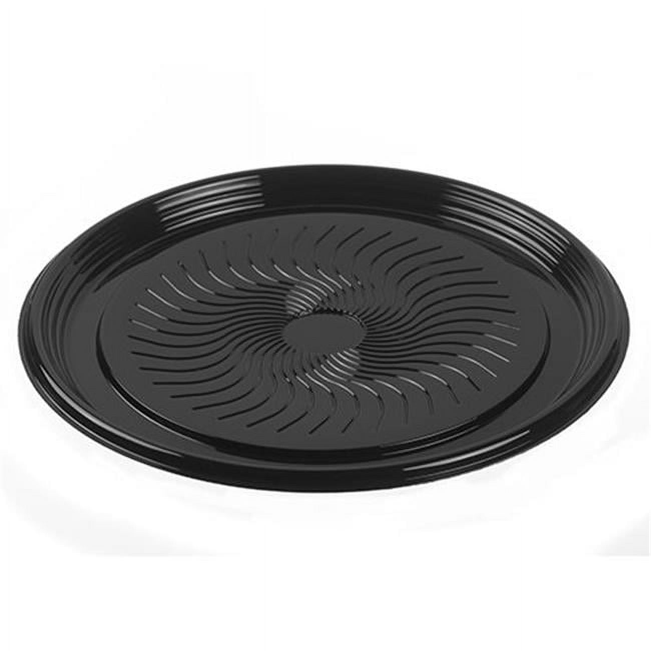 Polar Pak 51600 16 in. Ebony Cater Tray Flat Pete, Black - Case of 50 ...