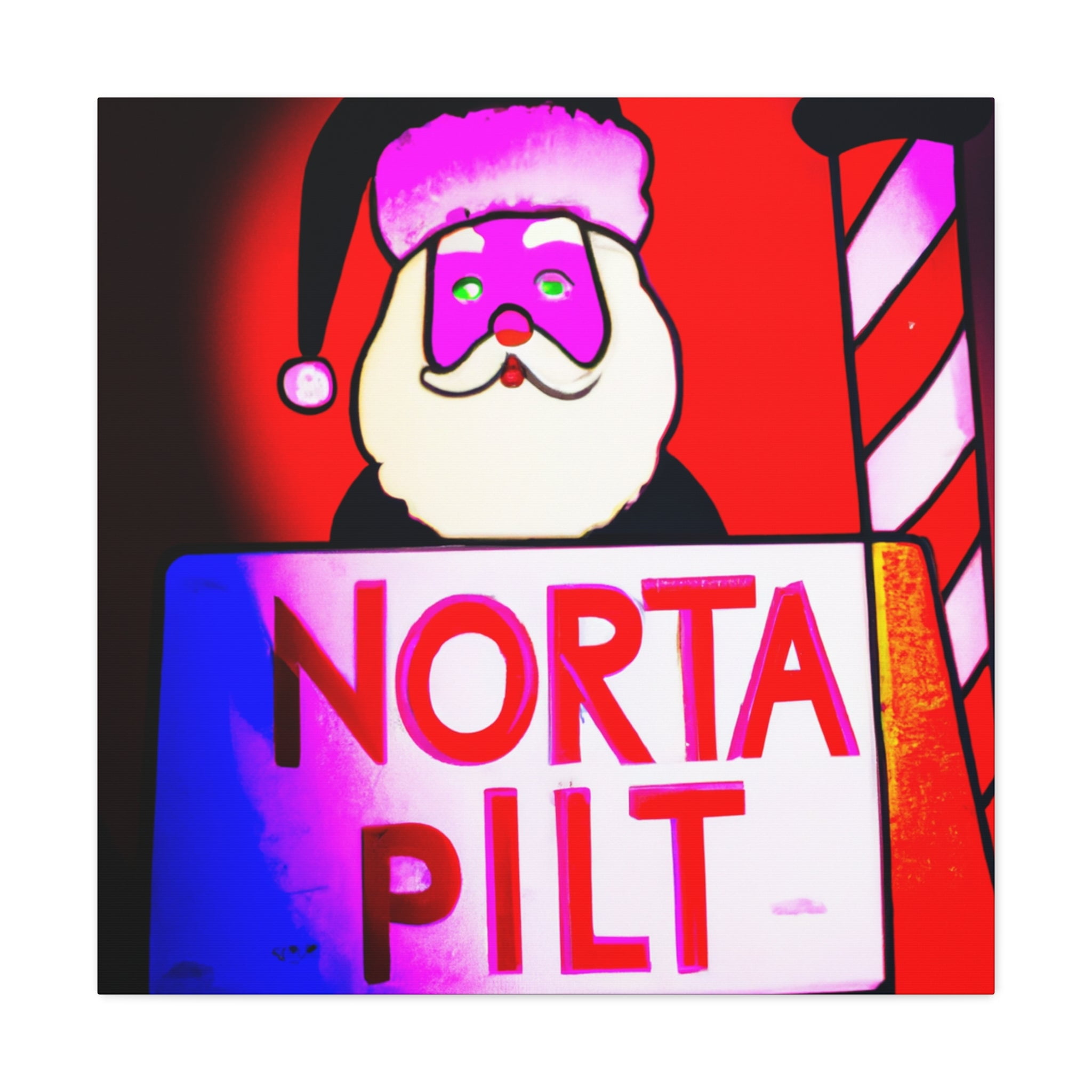 Polar Pop Art Glow - Canvas - Walmart.com