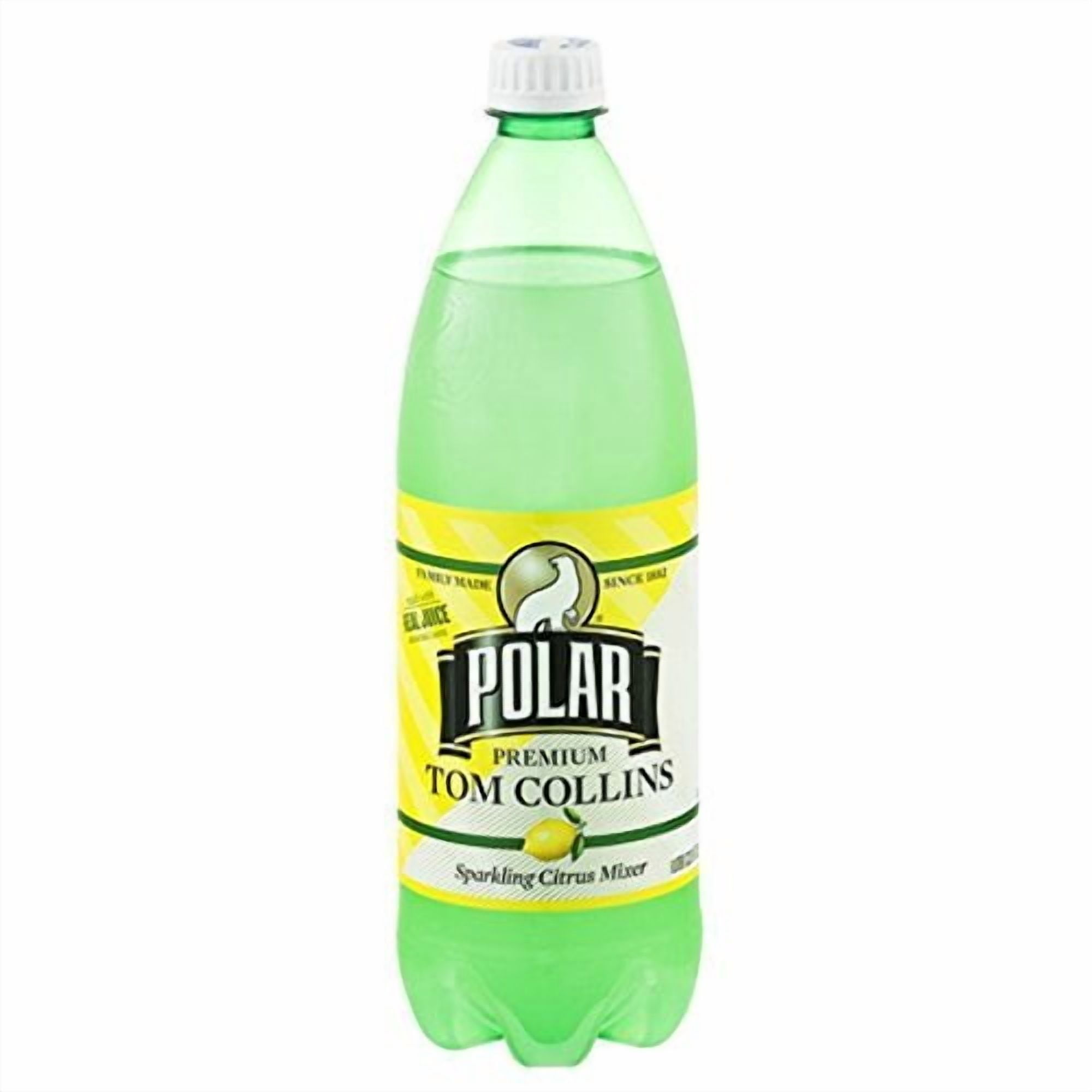 Polar Premium Tom Collins Sparkling Citrus Mixer 1 L Plastic Bottles ...