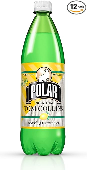 Polar Premium Tom Collins Sparkling Citrus Mixer, 1 L, Pack of 12 - Walmart.com