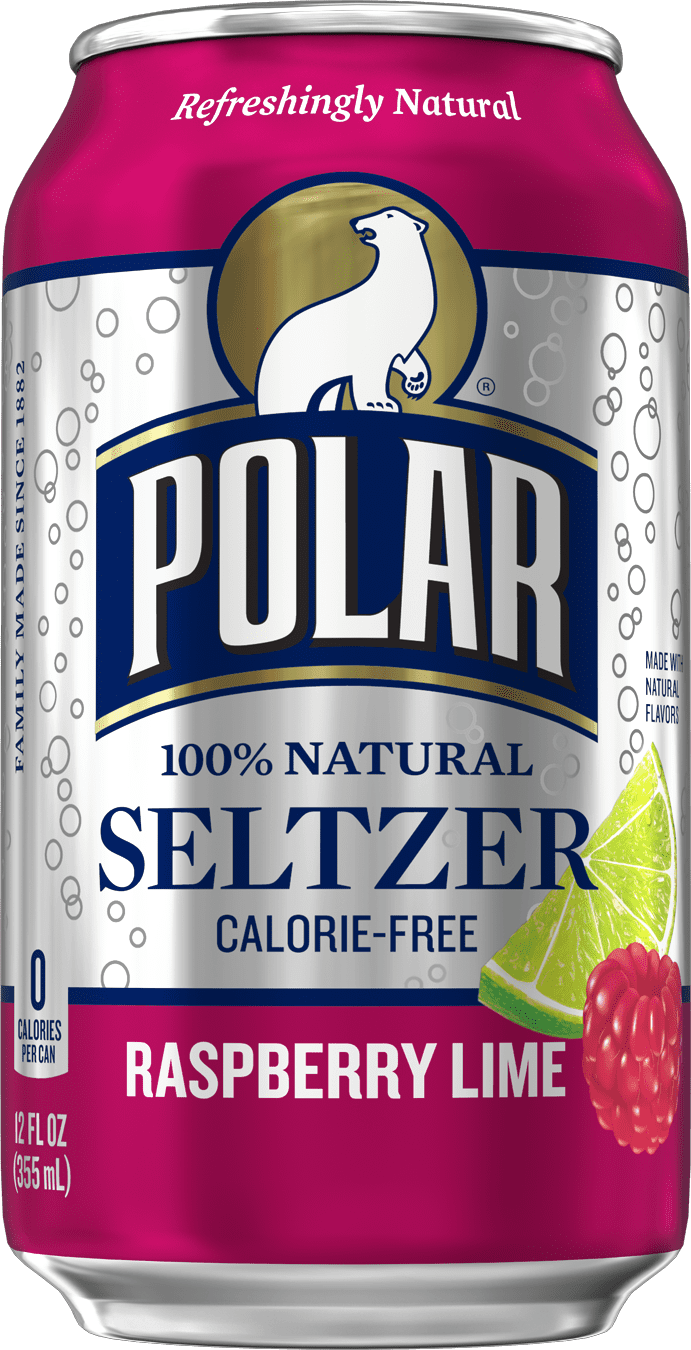 Polar Raspberry Lime Sparkling Water, 20 Fl Oz, 24 Count Cans - Walmart.com