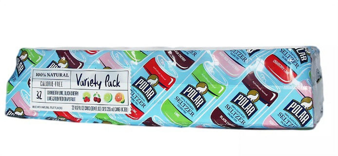 Polar Seltzer Variety Pack, 12 oz Cans, Carbonated Beverage, Assorted ...