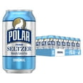 Polar Seltzer Water Original, 12 fl oz cans, 18 pack, Calorie-Free ...