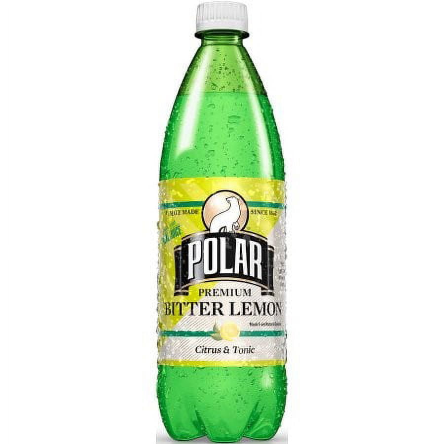 Polar Soda, Bitter Lemon, 33.8 Fl Oz, 12 Ct - Walmart.com