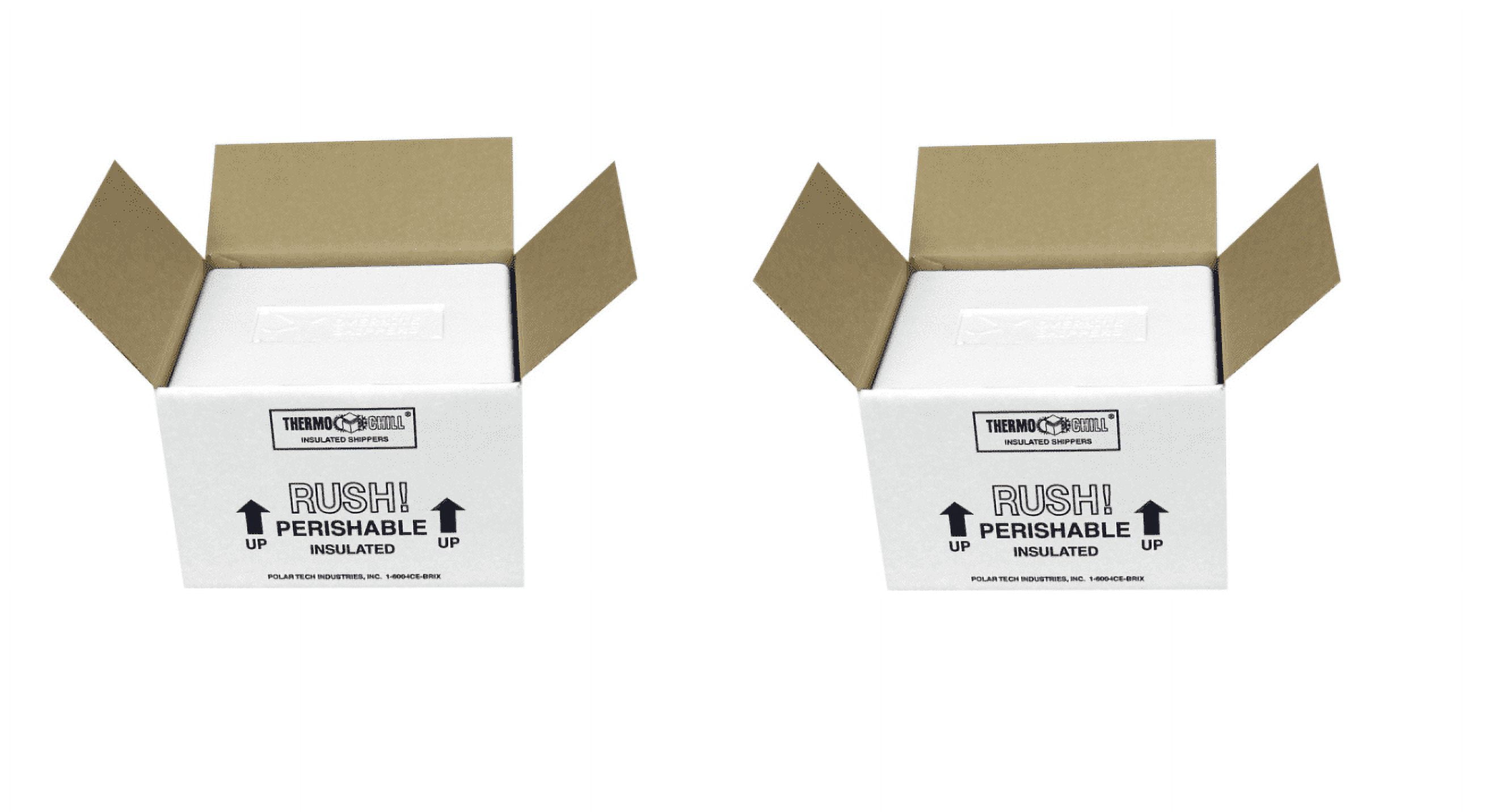 Polar-Tech ON12C Thermo Chill Insulated Foam Carton with Shipper Box ...
