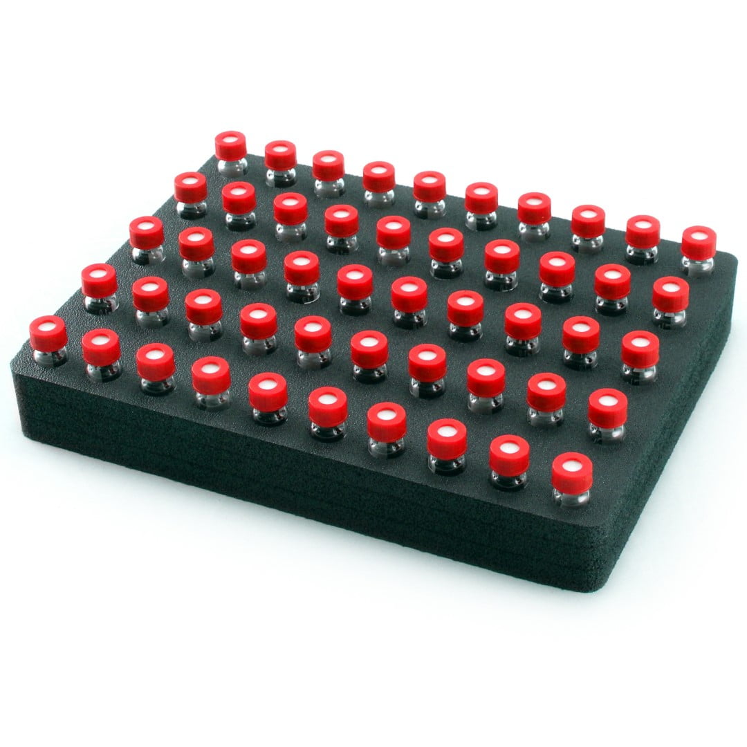 Polar Whale 2ml Vial Rack Black Foam Storage Rack Holder Organizer ...