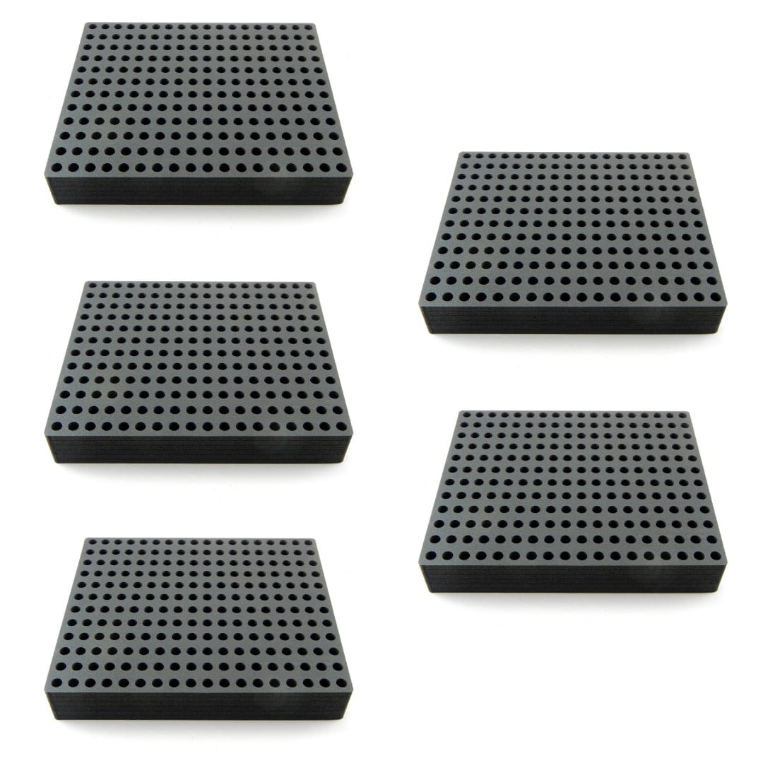 Polar Whale 5 Test Tube Radioimmunoassay Rack Black Foam Storage Rack ...