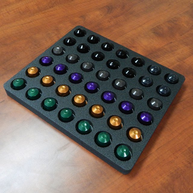 Polar Whale Espresso Capsule Storage Organizer Slim Tray Drawer Insert ...