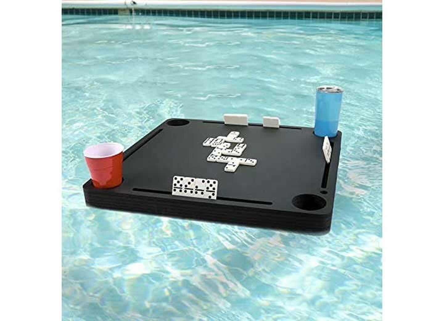 Polar Whale Floating Dominoes Game Table with Drink Holders, Pool or ...