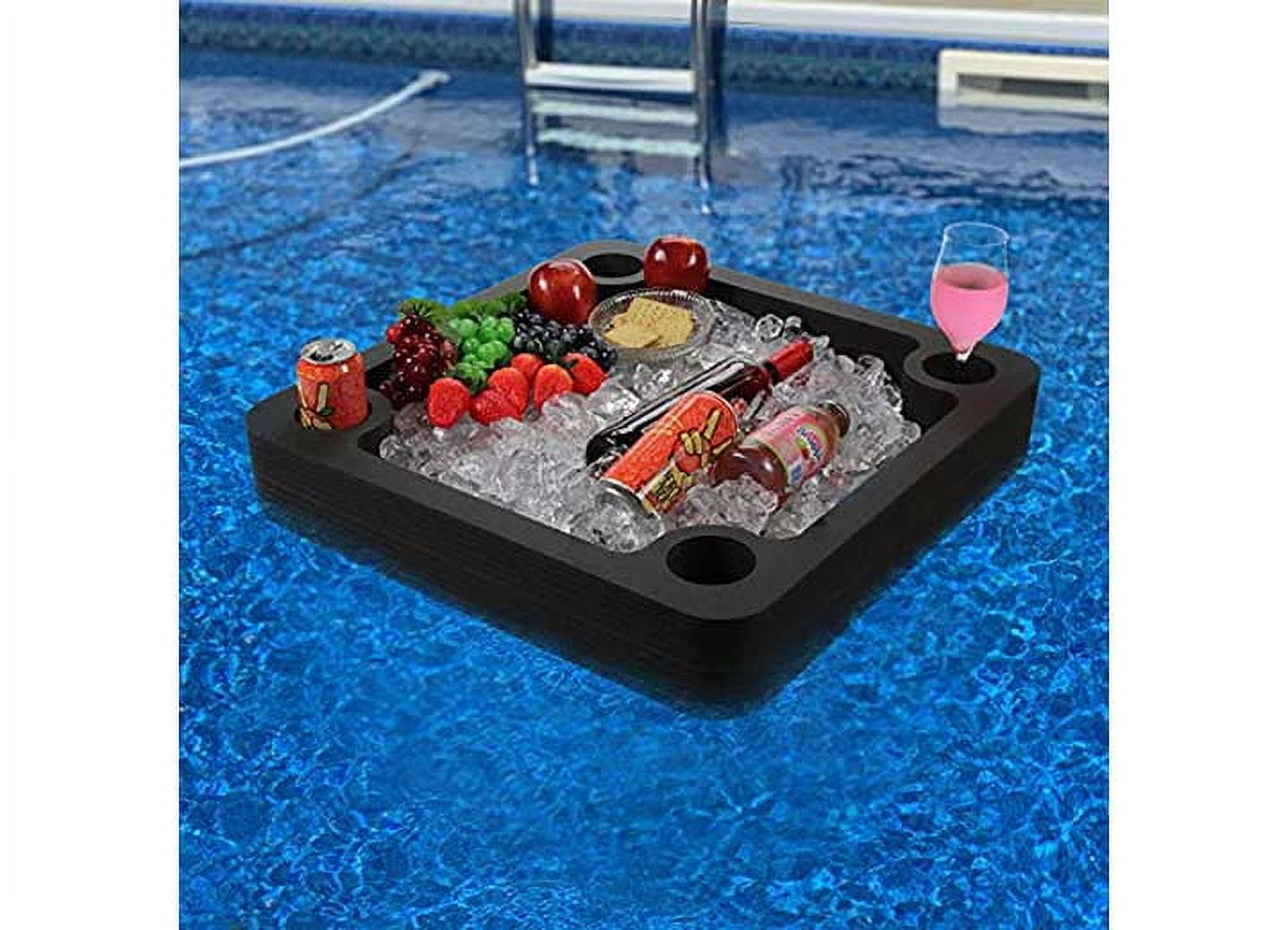 Polar Whale Large Floating Bar Table Serving Buffet Tray Swimming Pool ...