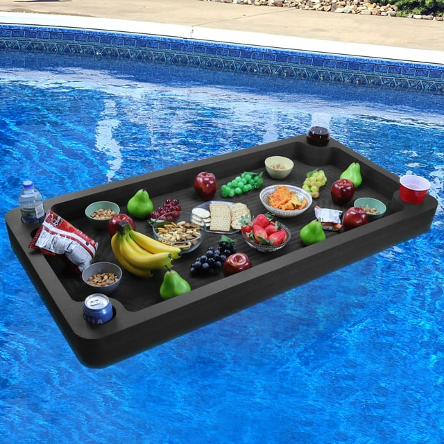 Polar Whale Large Floating Bar Table Serving Buffet Tray Swimming Pool ...
