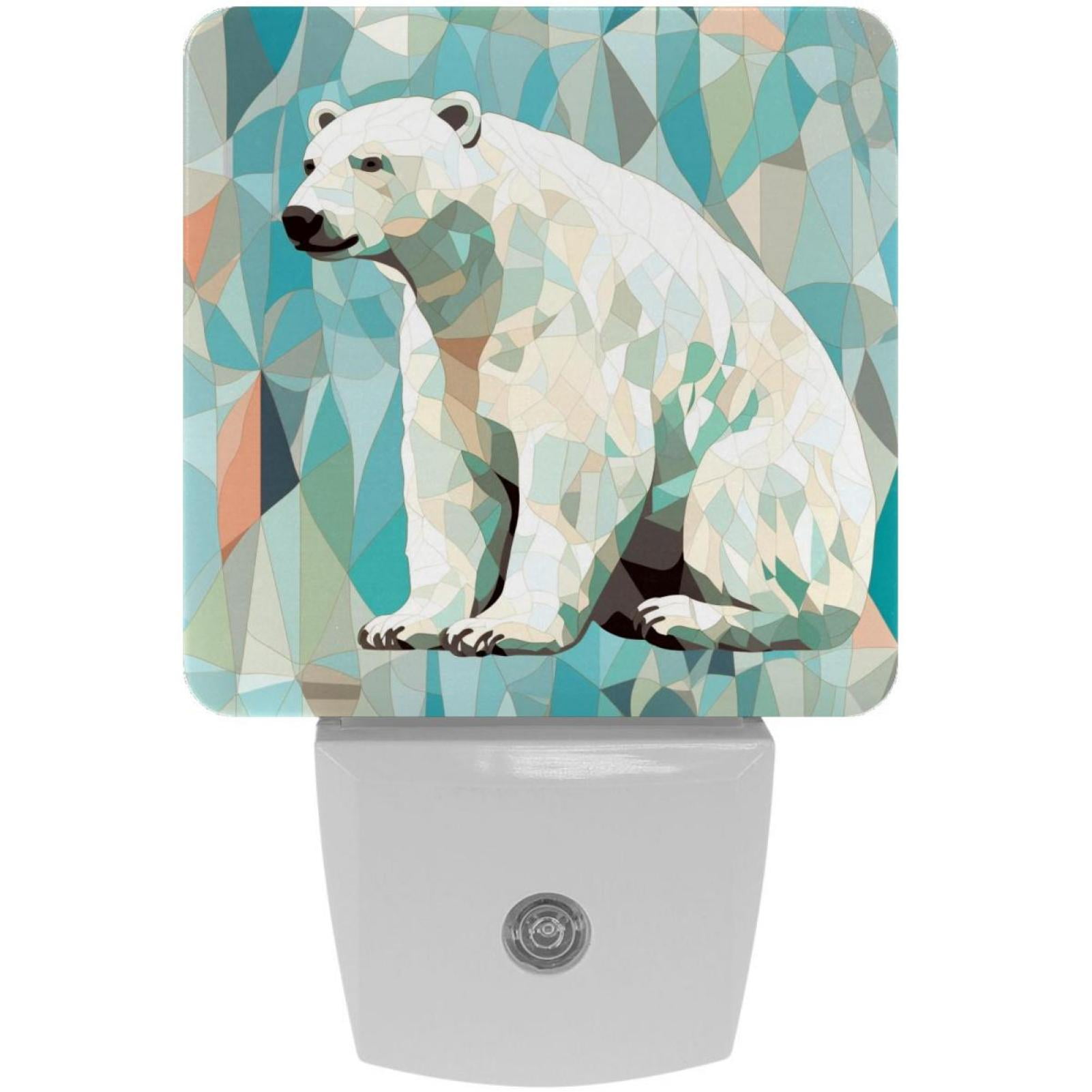 Polar bear LED Square Night Light - Compact and Energy Efficient ...