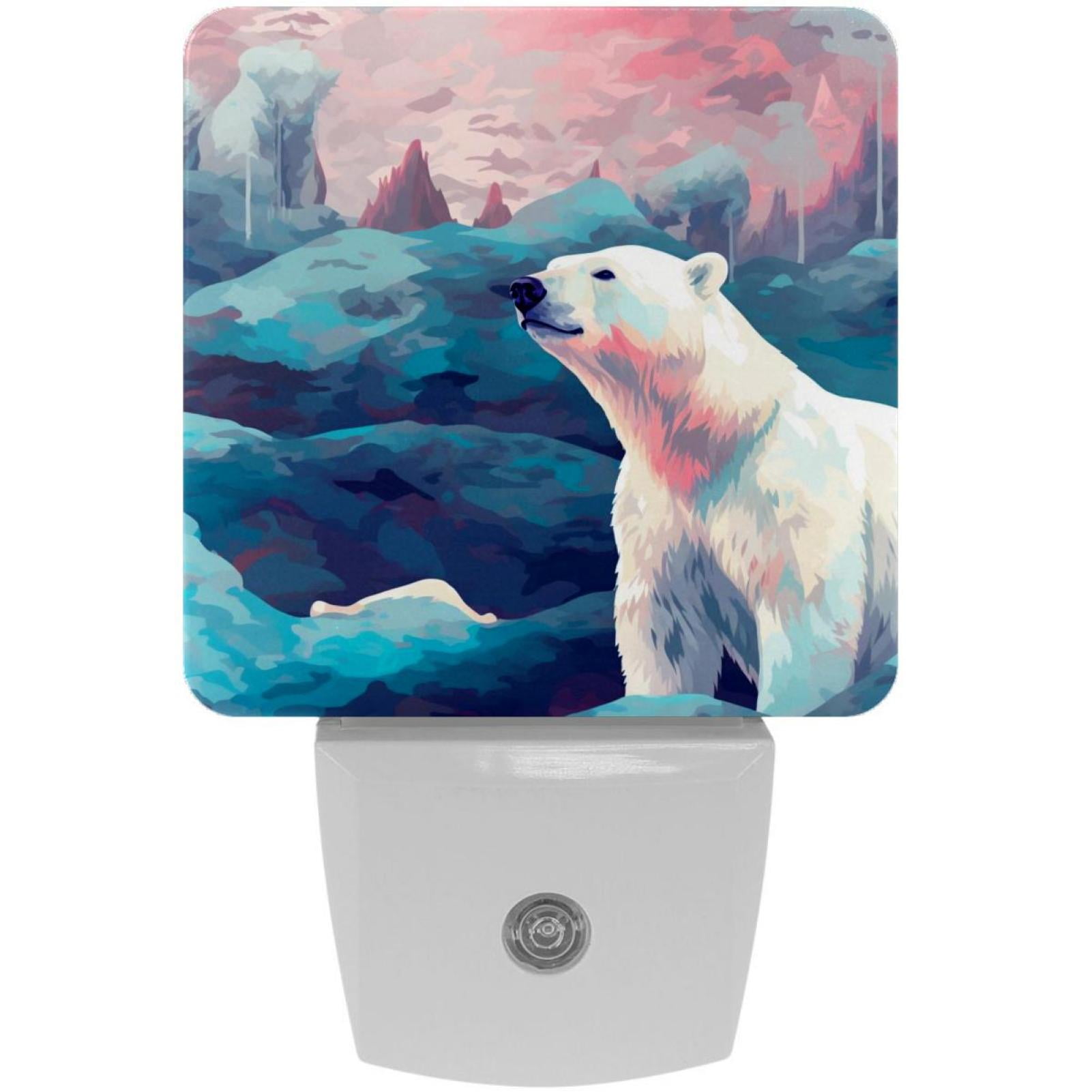 Polar bear LED Square Night Lights - Compact and Multifunctional ...