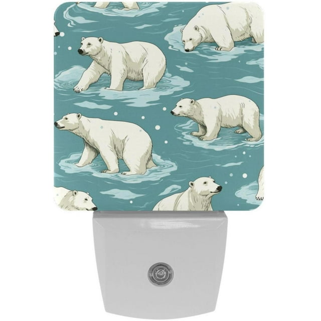 Polar bear LED Square Night Lights - Compact and Multifunctional ...